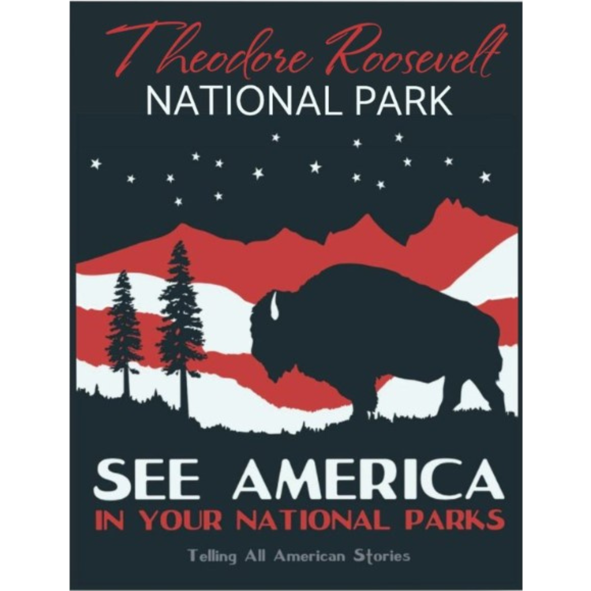 See America RWB Postcard – Theodore Roosevelt Nature & History Association